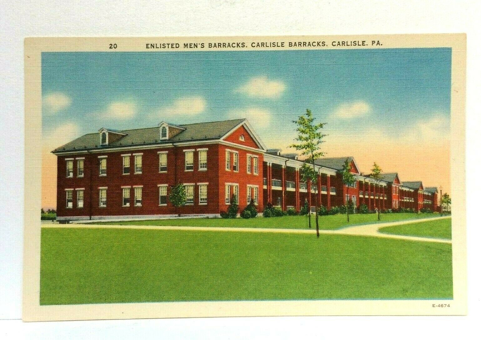 Carlisle Pennsylvania Enlisted Mens Barracks Carlisle Barracks Vintage ...