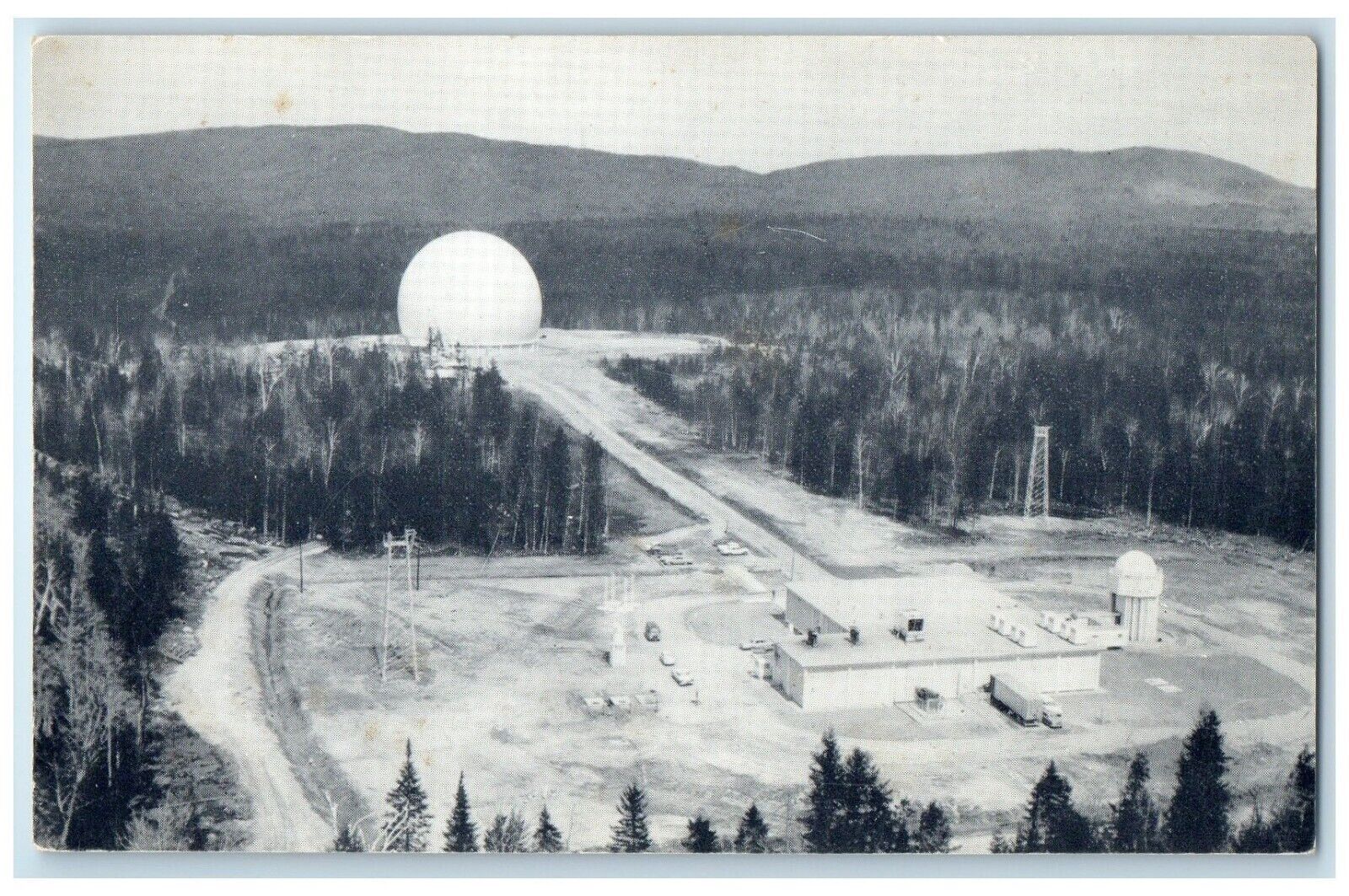 c1940 Bell Telephone System's Earth Station Satellites Andover Maine ME ...