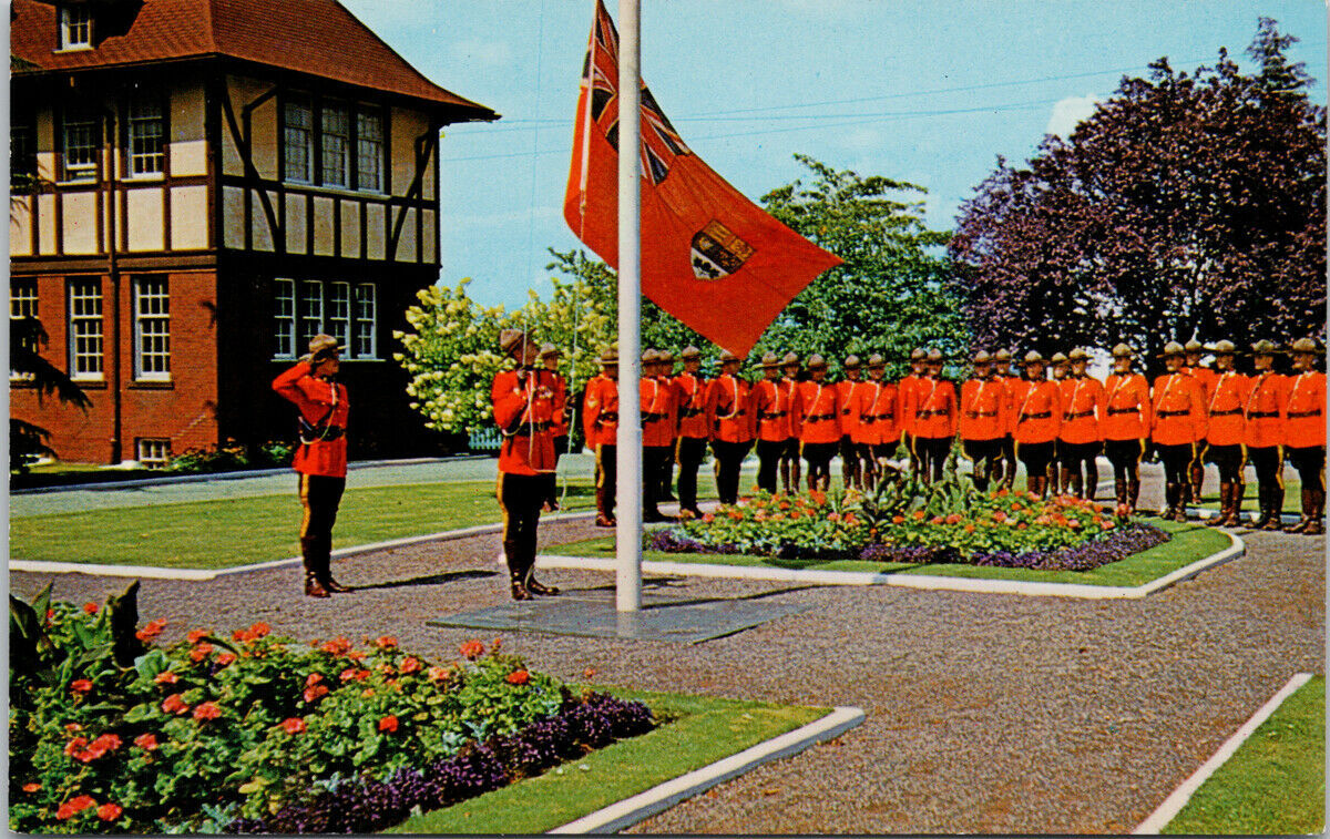 RCMP Police Raising Flag Royal Canadian Mounted Police Mounties ...