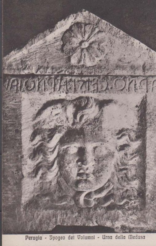 Head Of Medusa Snakes Hammer Horror Perugia Italy Italian Old Scultpure ...