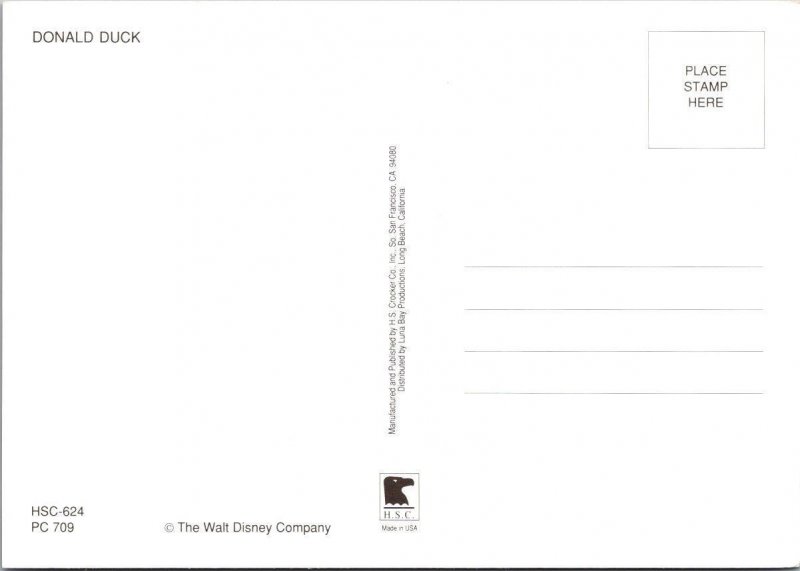 2~4X6 Postcards DISNEY ANIMATION~ DONALD DUCK & MICKEY MOUSE~Made In ...