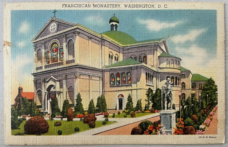 Vintage Postcard 1930-1945 Franciscan Monastery Washington DC | United ...