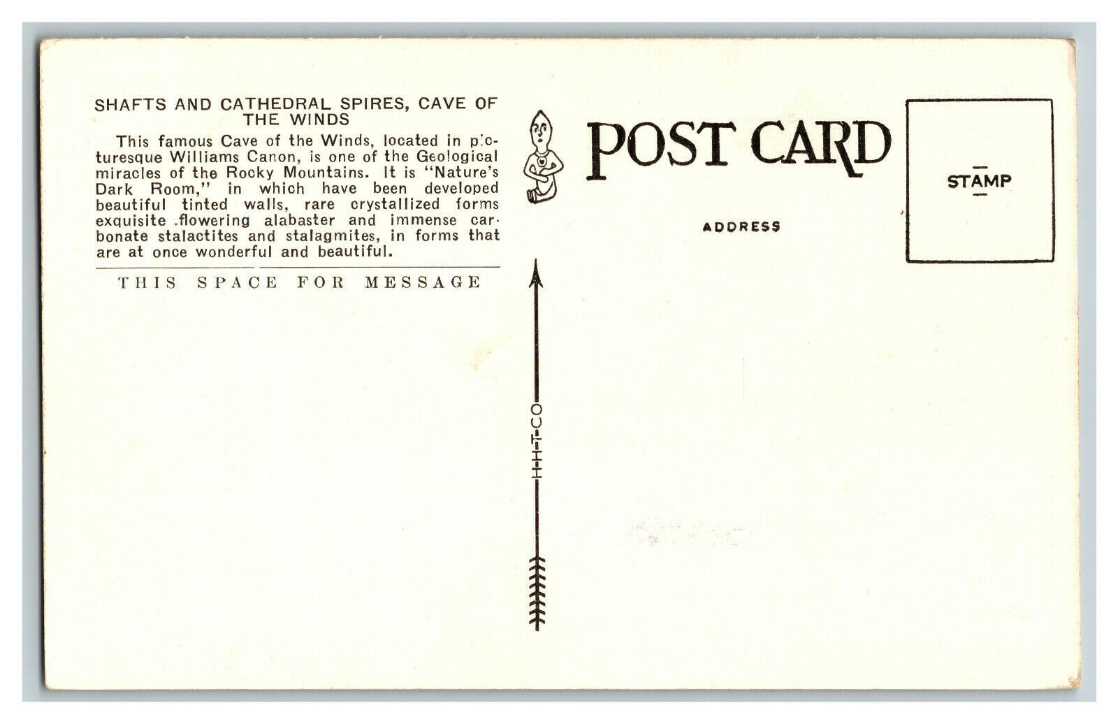 Shafts Spires Cave Of The Winds Manitou Springs Colorado Postcard ...