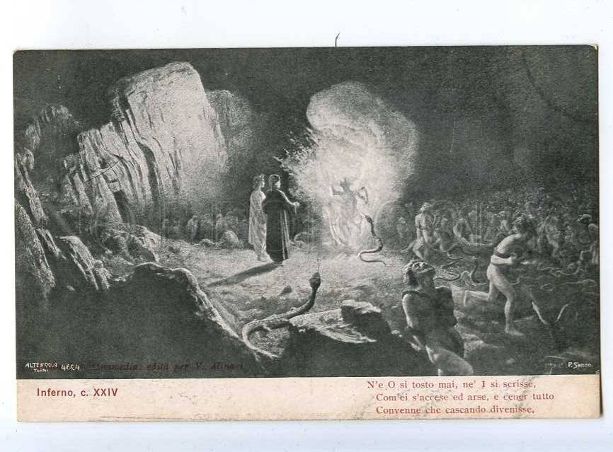 202495 DANTE Inferno DEVIL Snake by SENNO vintage ALTEROCCA | Topics ...