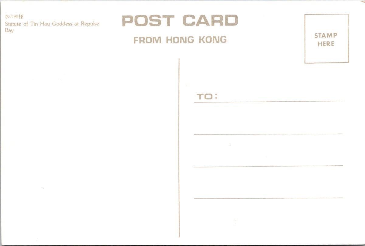 2~4X6 Postcards Hong Kong, China TIN HAU GODDESS STATUE/Repulse Bay ...