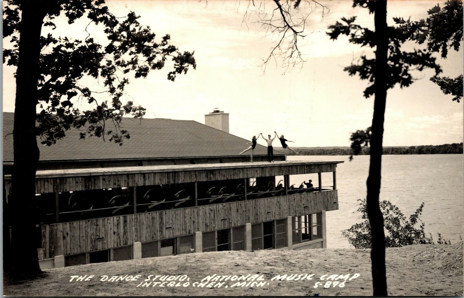 Vtg Interlochen MI Ballet Dancers Dance Studio National Music Camp RPPC ...