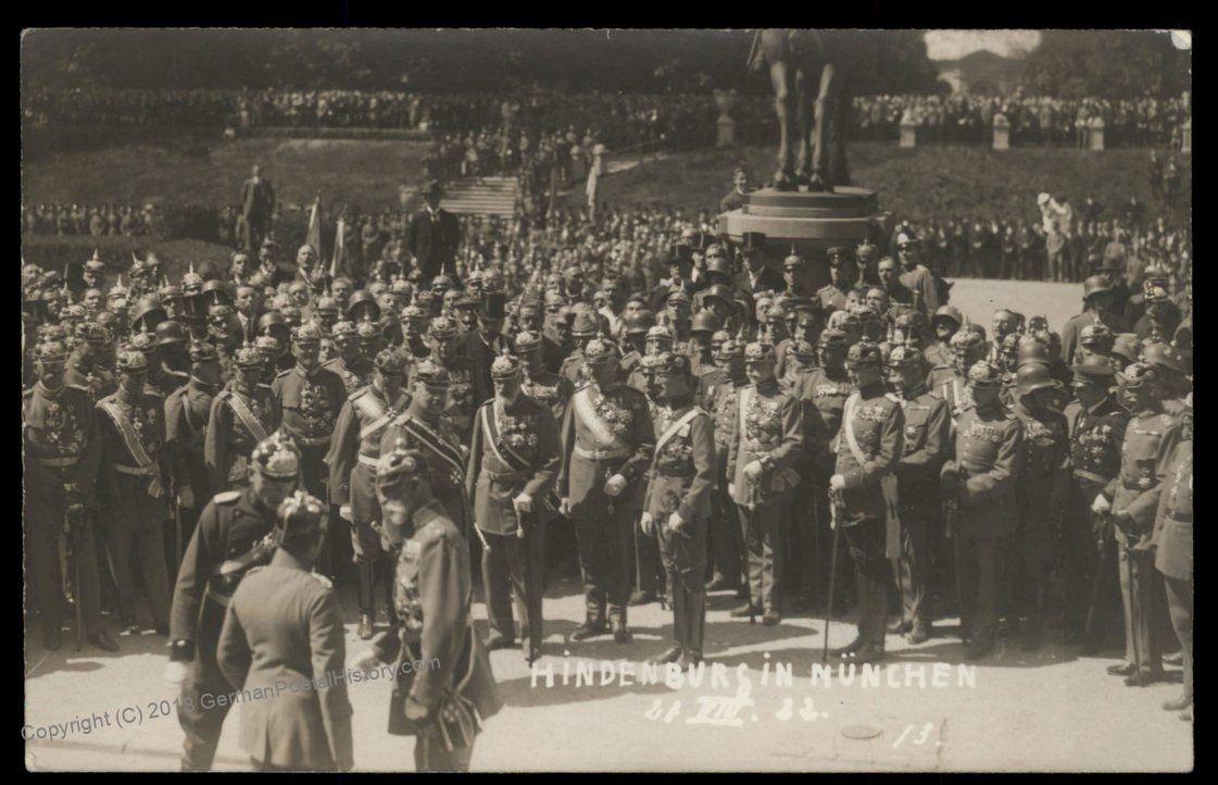 Germany 1922 General Hindenburg in Munich RPPC 91758 | Europe - Germany ...