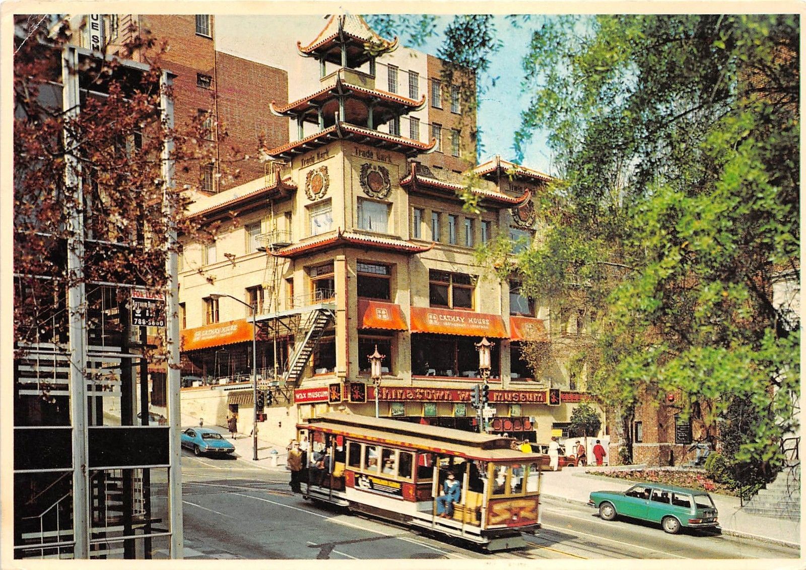 B26019 Old Tram Tramway Chemin de fer Cable Train Chinatown San ...