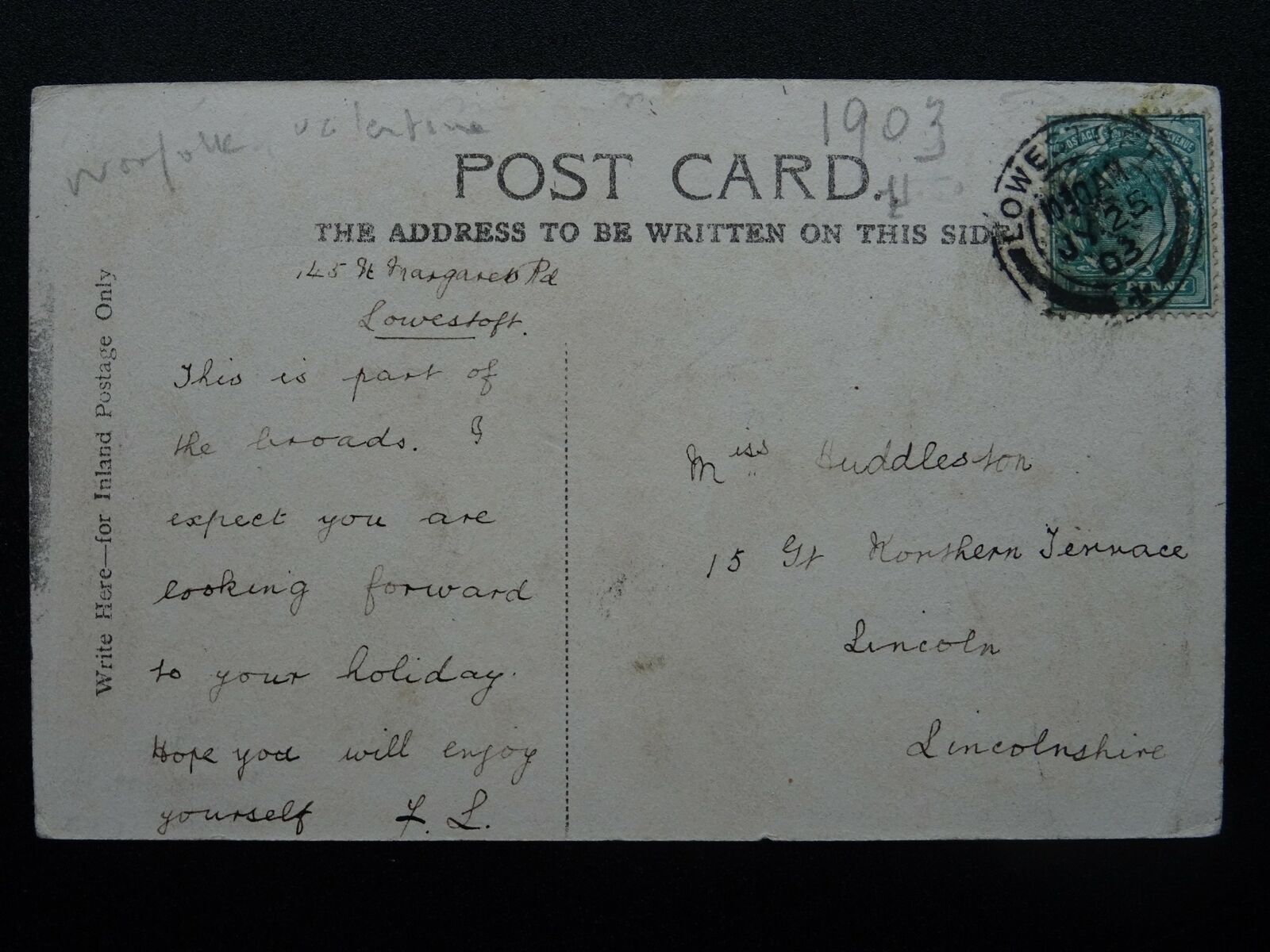 Norfolk Broads FRITTON DECOY / LAKE c1903 UB Postcard by Valentine ...