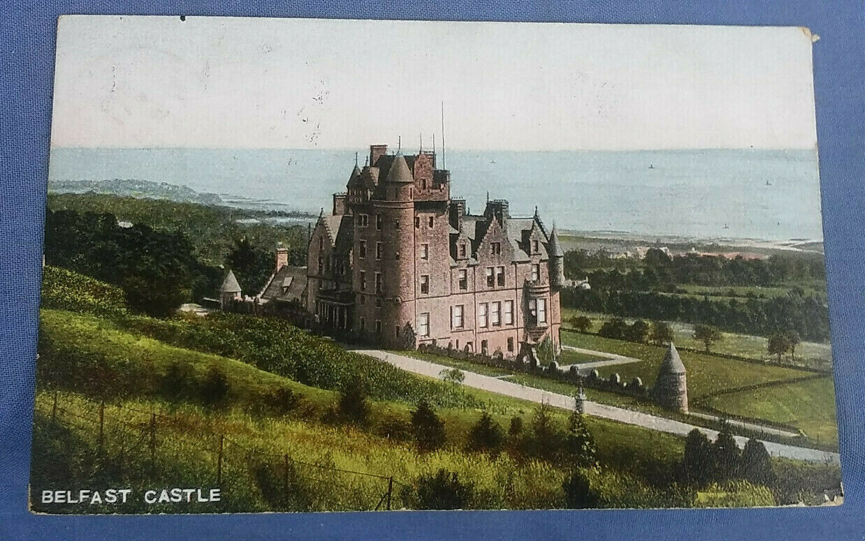 Vintage Postcard Belfast Castle Antrim Postmarked 1907 H1F | Europe ...