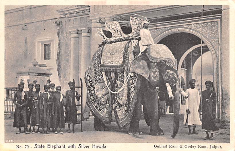 India State Elephant with Silver Howda State Elephant with Silver Howda ...
