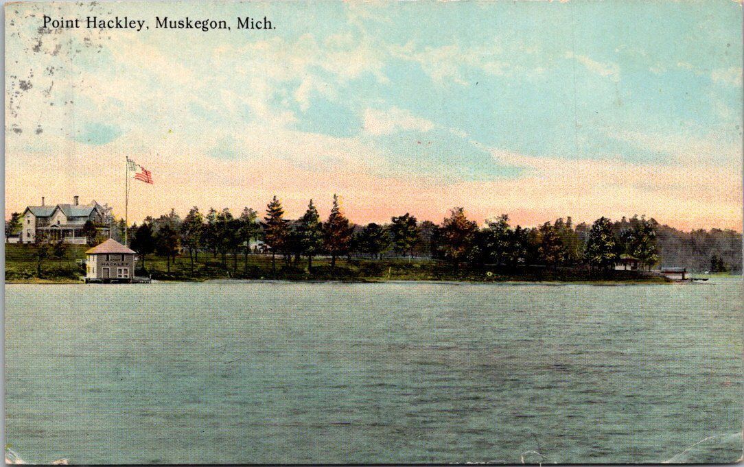 Michigan Muskegon Point Hackley 1914 | United States - Ohio - Other ...