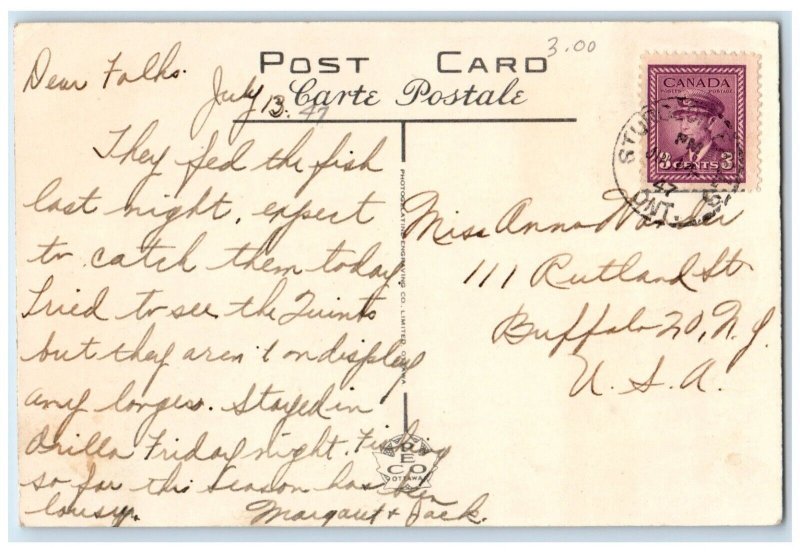 1947 The Dionne Quintuplets Callander Ontario Canada, Girls At Stairs ...