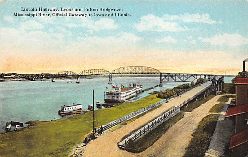 Lincoln Highway Lyons and Fulton Bridge Clinton, Iowa | United States ...