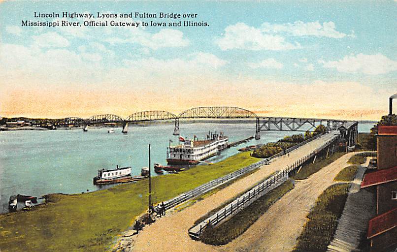 Lincoln Highway Lyons and Fulton Bridge Clinton, Iowa | United States ...