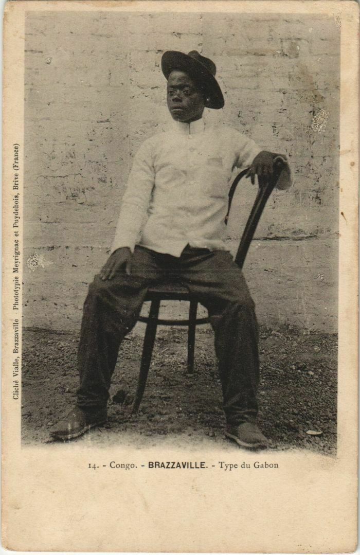 PC Ethnic Types Brazzaville Type DU Gabon French Congo (A22827 ...