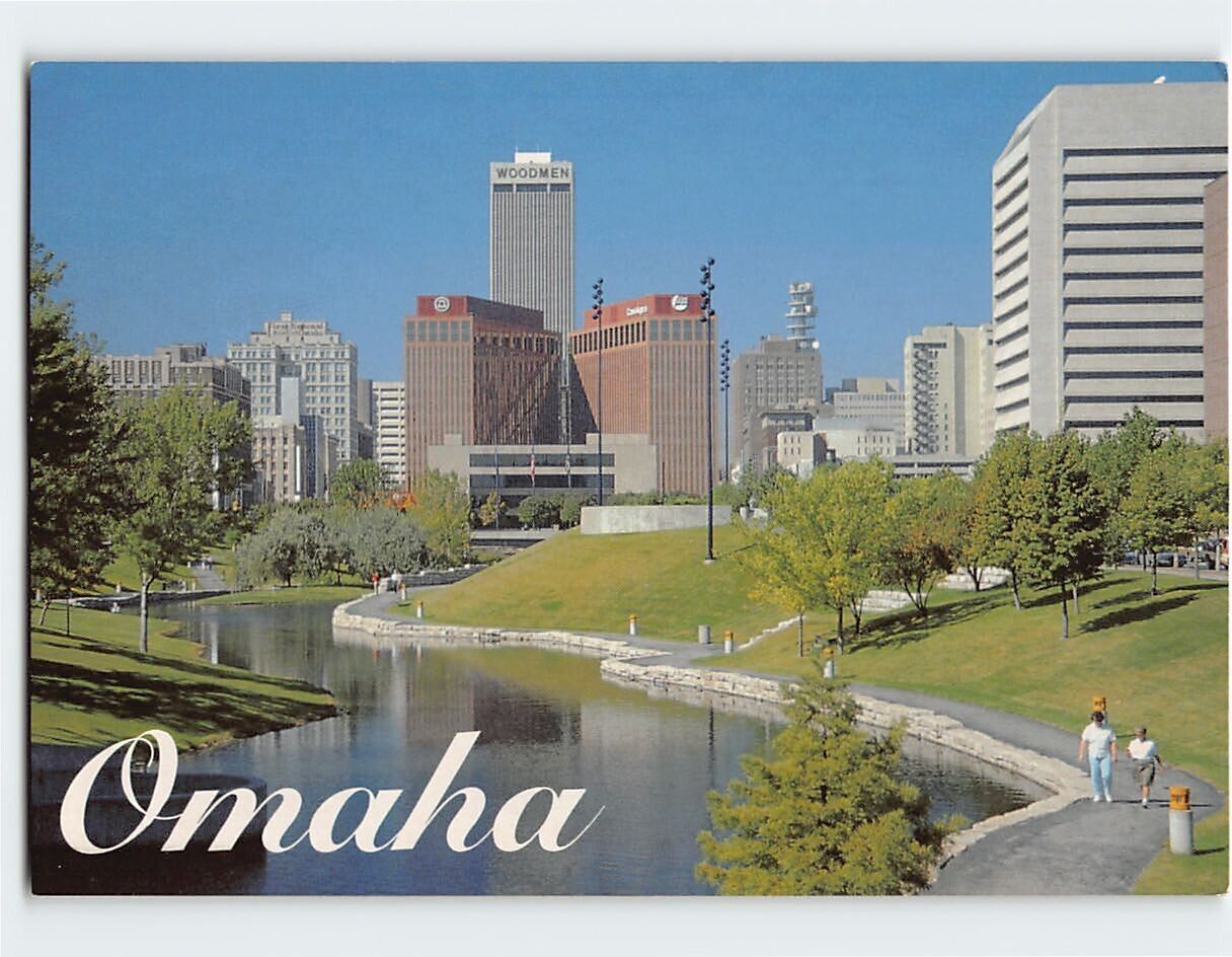 Postcard Central Park Mall, Omaha, Nebraska | United States - Nebraska ...