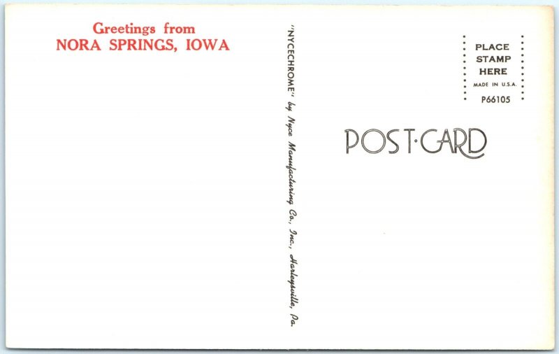 c1950s Nora Springs, IA Greetings Adorable Orange Kitten Tabby Chrome ...