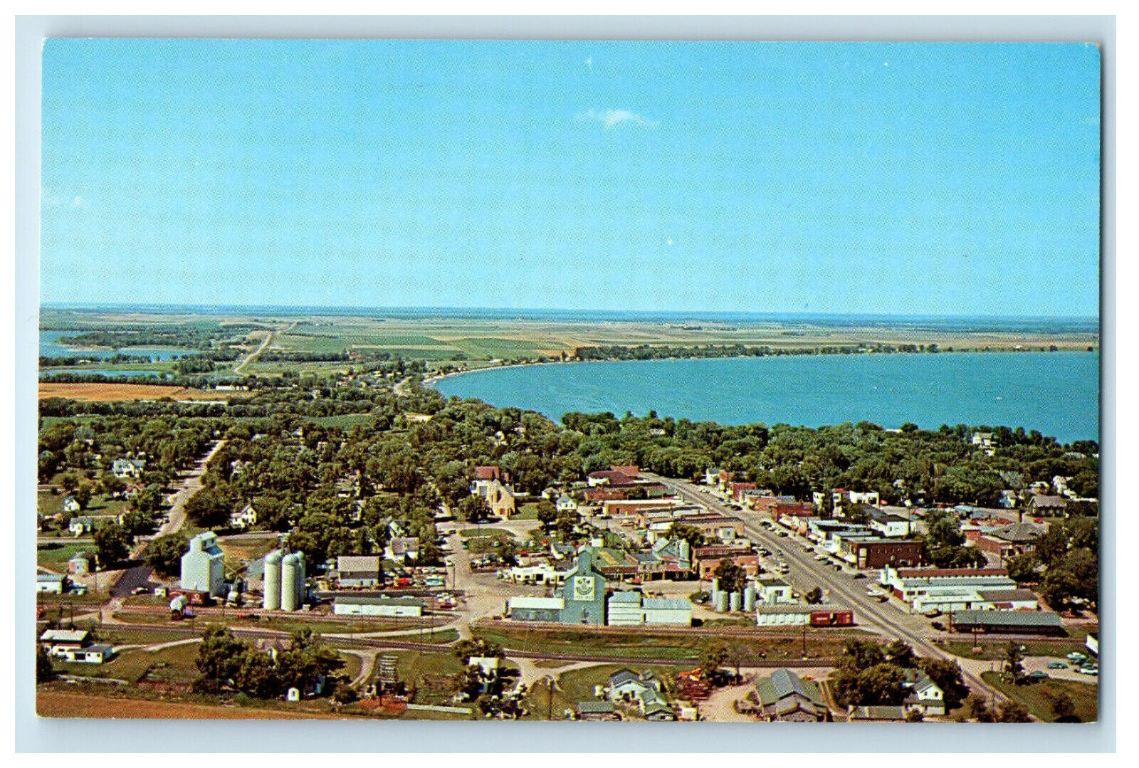 c1950s Aerial View of Battle Lake Minnesota MN Unposted Vintage ...