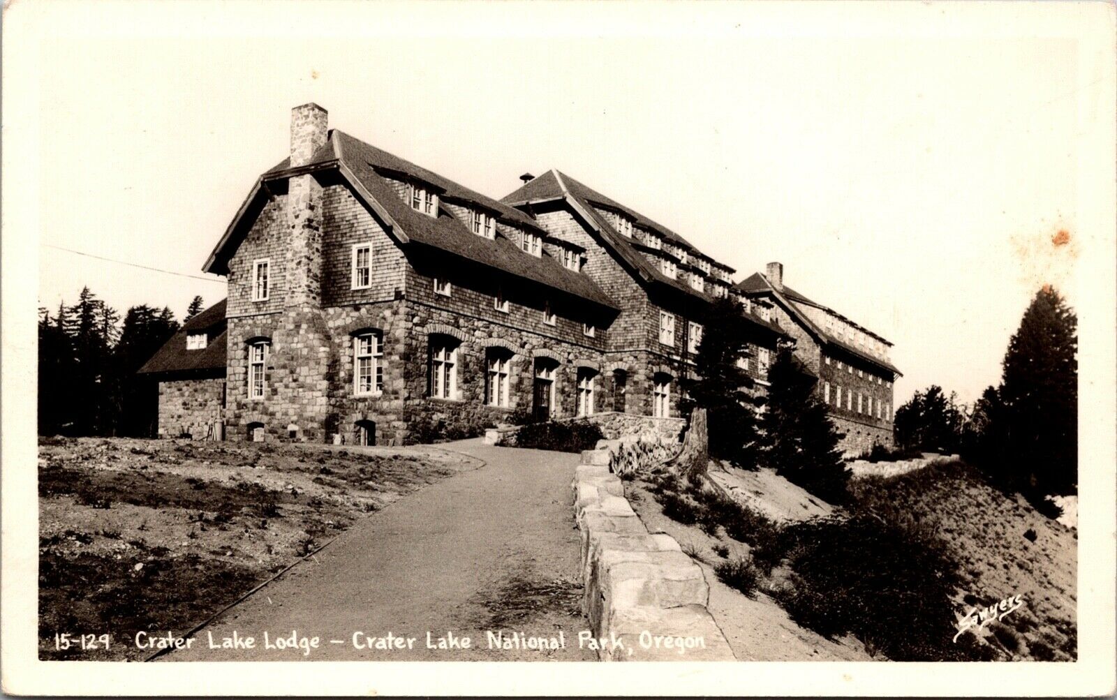 Real Photo Postcard Carter Lake Lodge Crater Lake National Park Oregon ...