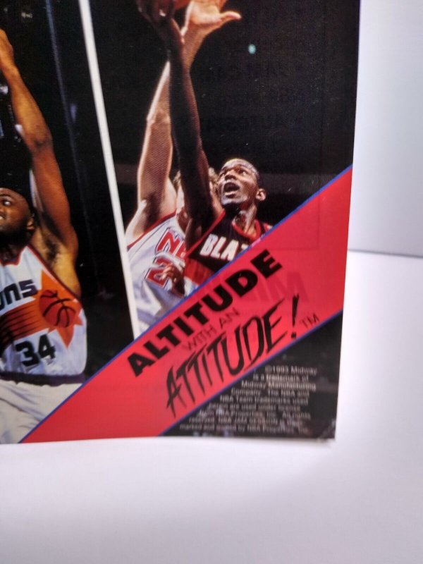 NBA Jam Basketball Arcade Flyer Original 1993 Video Game Retro Art 8.5 ...