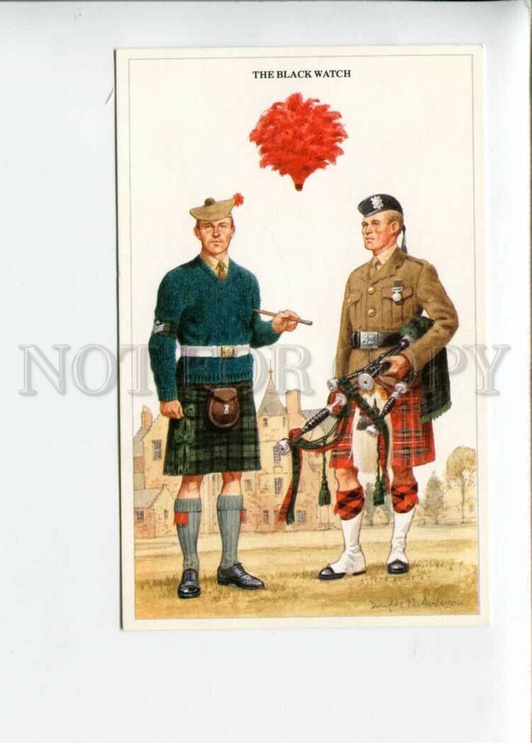 3137226 British Army Black Watch Sergeant & Piper by Anderson | Topics ...