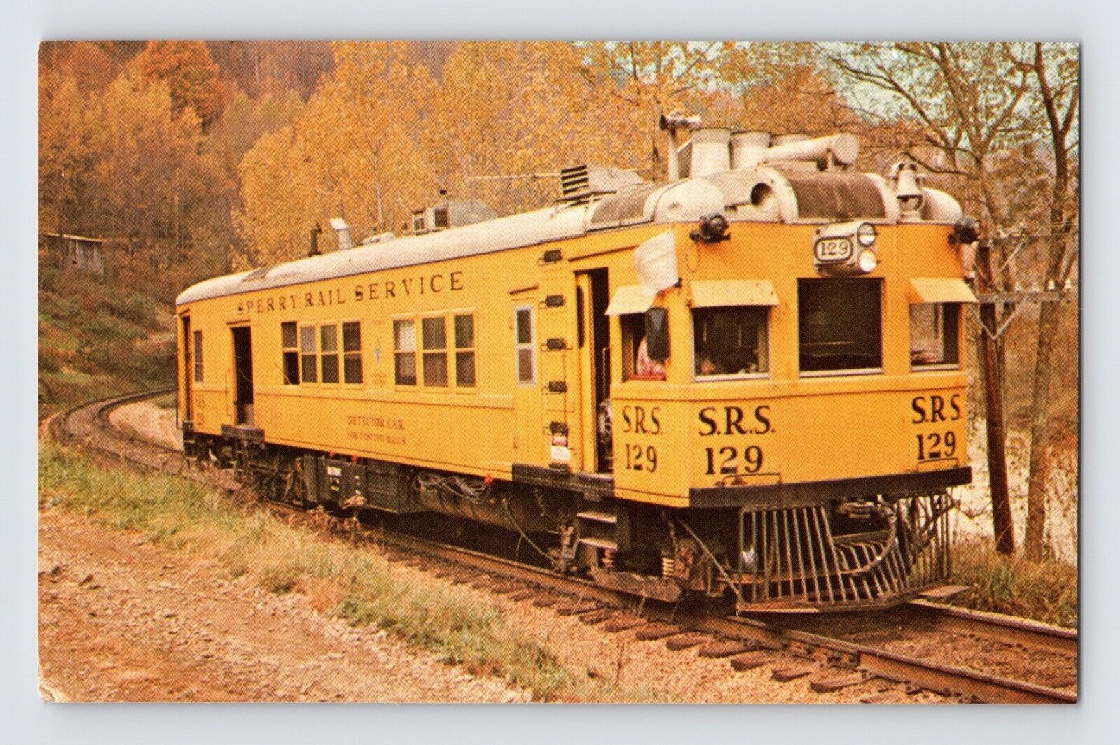 Postcard Railroad Train Sperry Rail Service Clinchfield Toecane NC ...