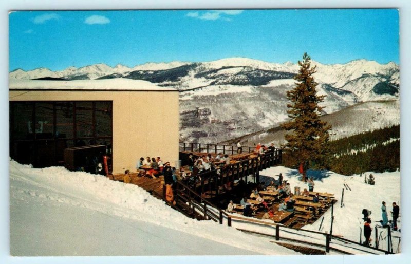 MID VAIL at VAIL, Colorado CO ~ GONDOLA SKI LIFT 1965 Postcard | United ...