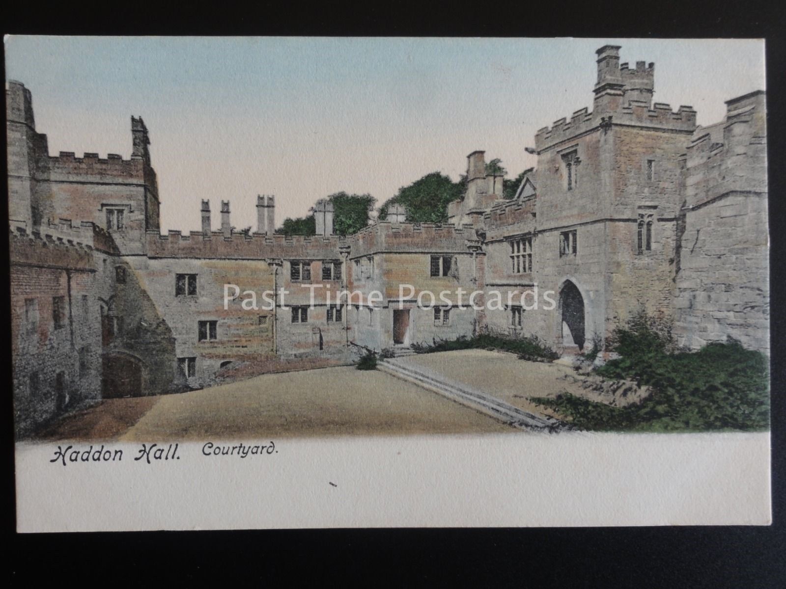 Derbyshire HADDON HALL Collection of 6 Old Postcards by Frith ALL SHOWN ...