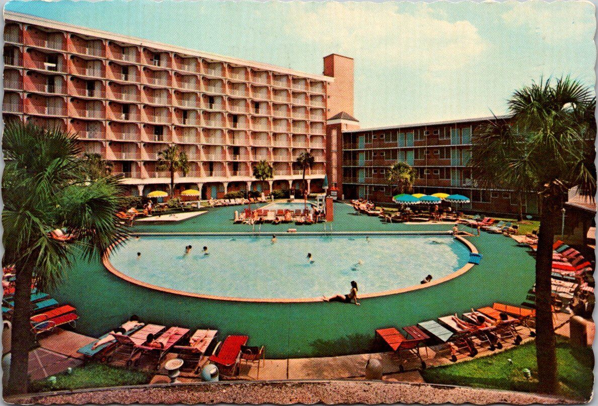 Louisiana New Orleans Fontainebleau Motor Hotel Swimming Pool 1971 ...