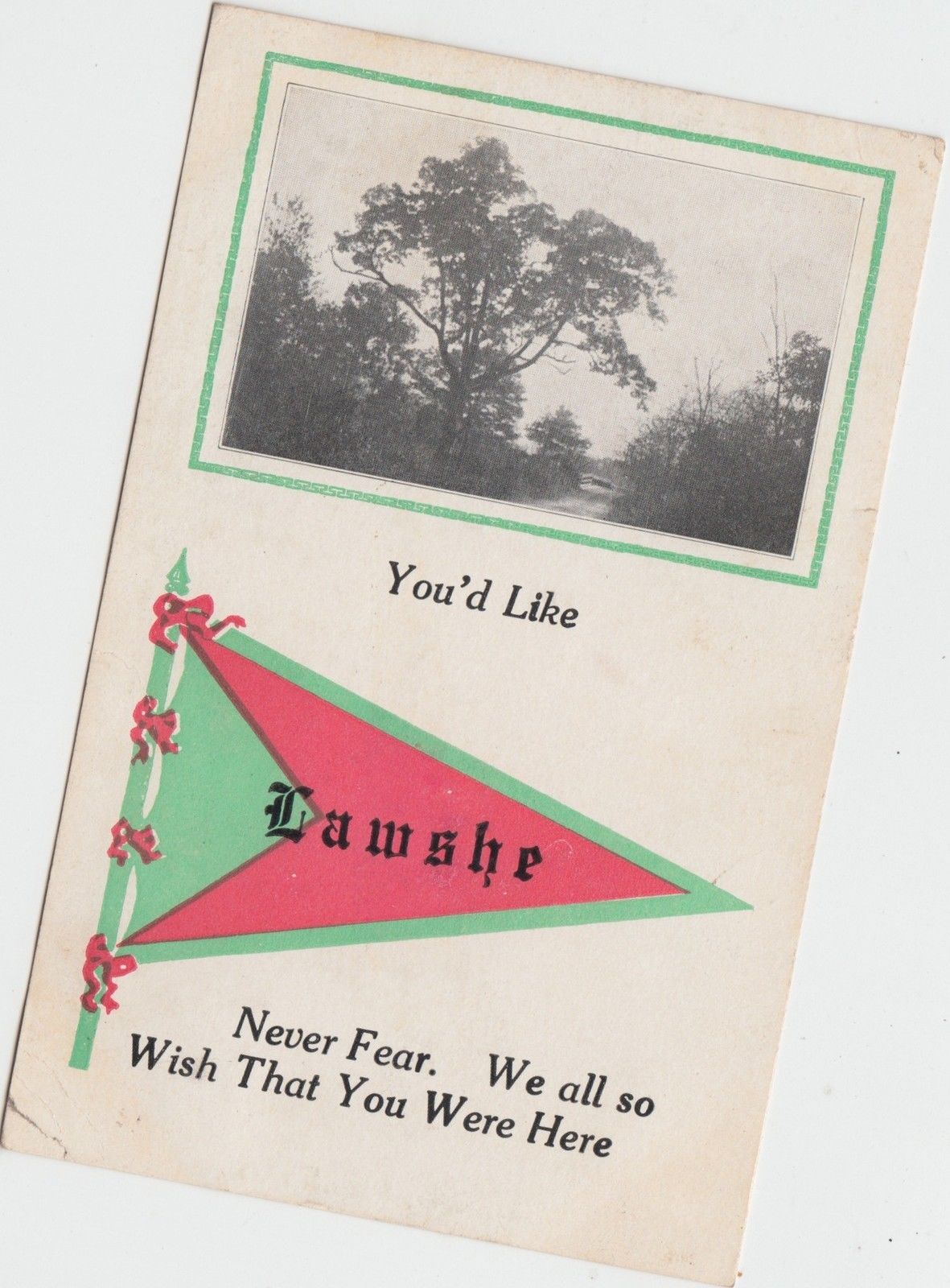Ohio Postcard Rare 1914 LAWSHE Pennant ADAMS COUNTY | United States ...