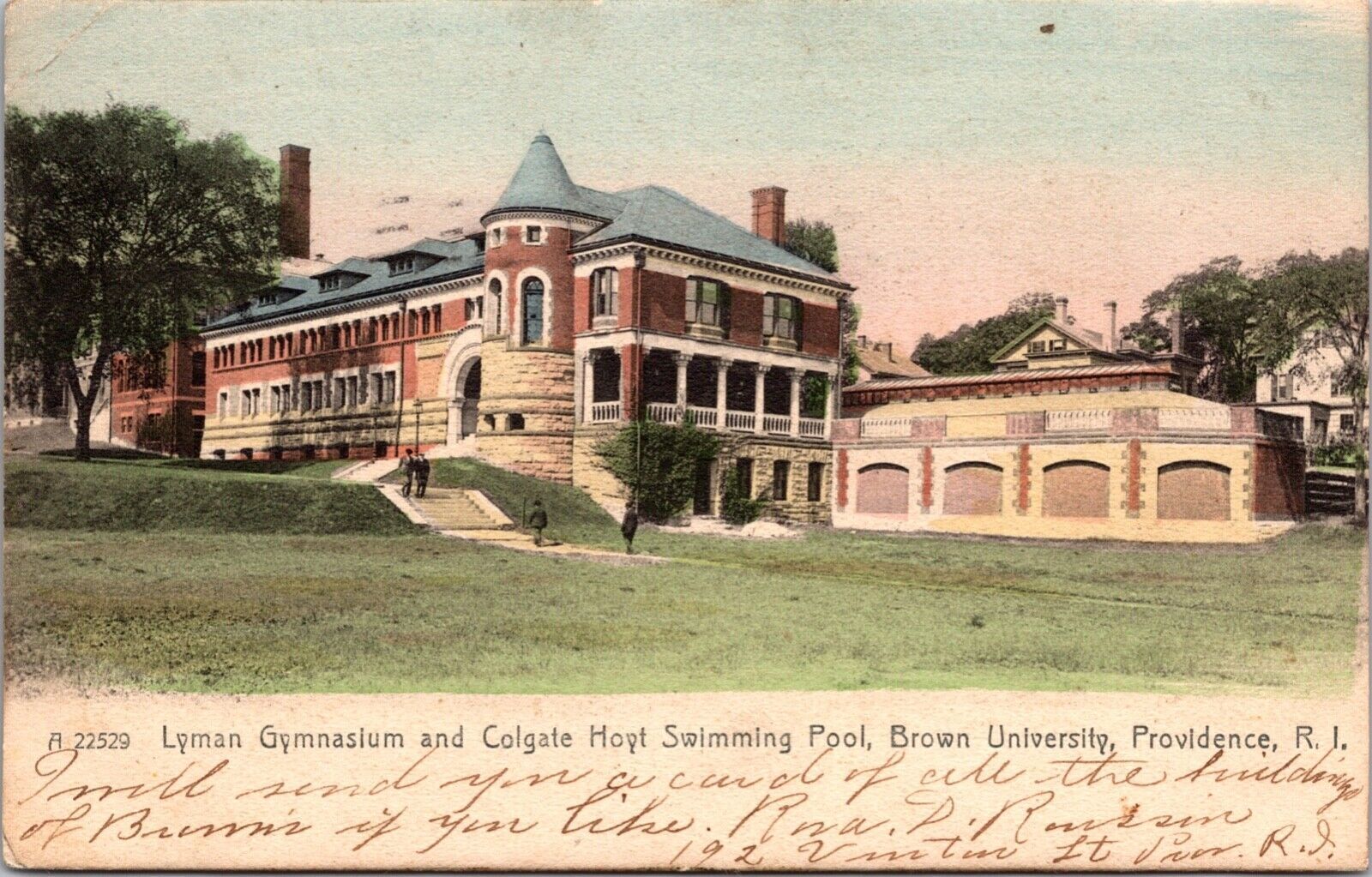 PC Lyman Gymnasium Colgate Hoyt Swimming Pool Brown University Rhode ...