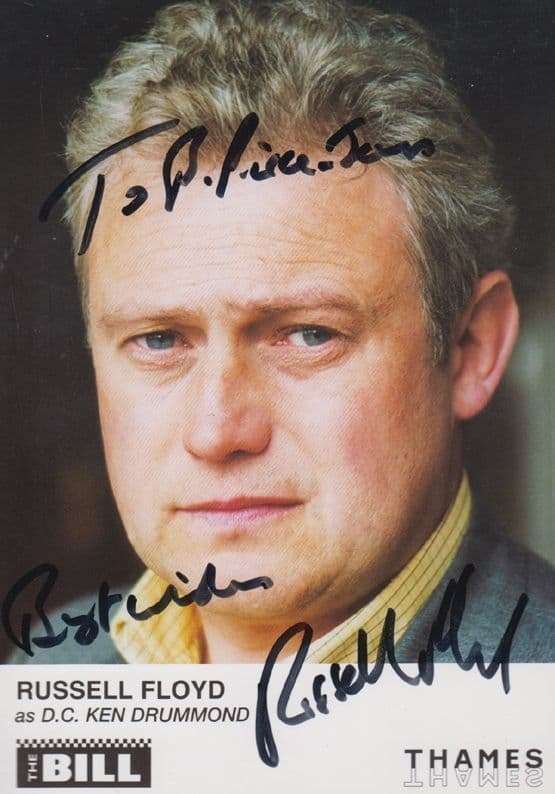 Russell Floyd DC Ken Drummond The Bill Hand Signed Cast Card Photo ...