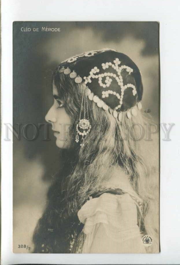 432042 CLEO DE MERODE French BALLET Dancer BELLE vintage PHOTO postcard ...