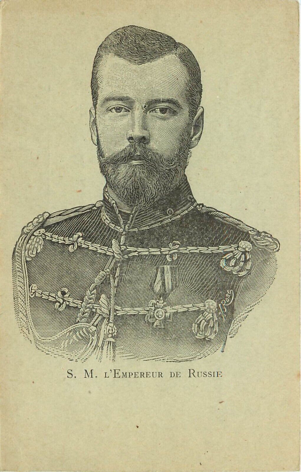 Vintage Postcard Czar Nicholas II Emperor Of Russia Romanov Royalty ...