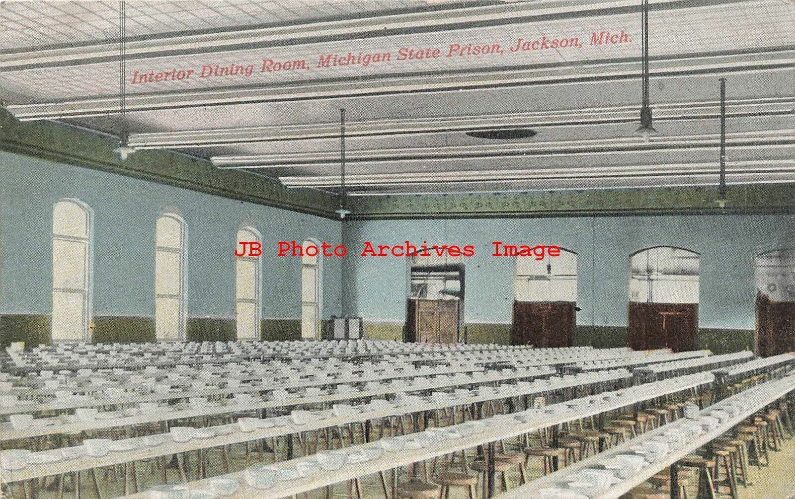 MI, Jackson, Michigan, State Prison, Dining Room Interior, John Ferris ...