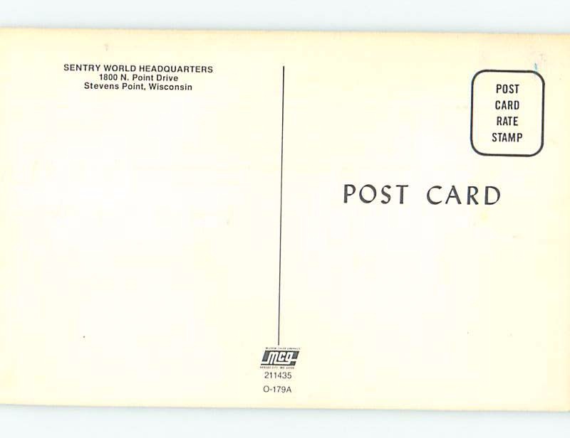 Pre-1980 SENTRY WORLD HEADQUARTERS Stevens Point - Near Wausau WI F9650 ...