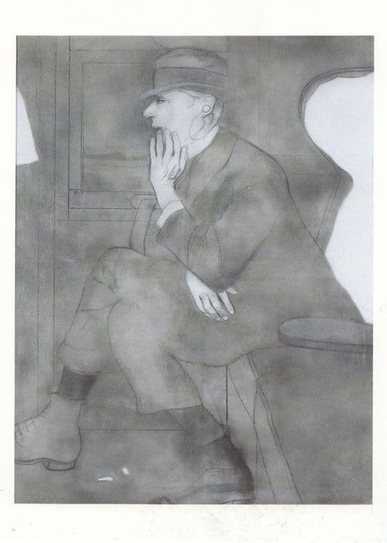 RB Kitaj The Jew In Train Carriage Jewish Painter Tate Gallery Painting ...