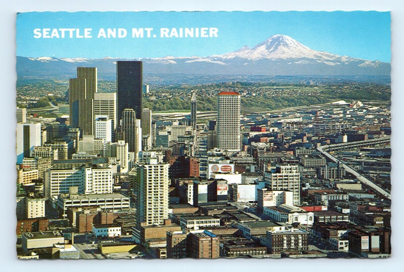 Mount Rainier City Aerial View Seattle WA | United States - Washington ...