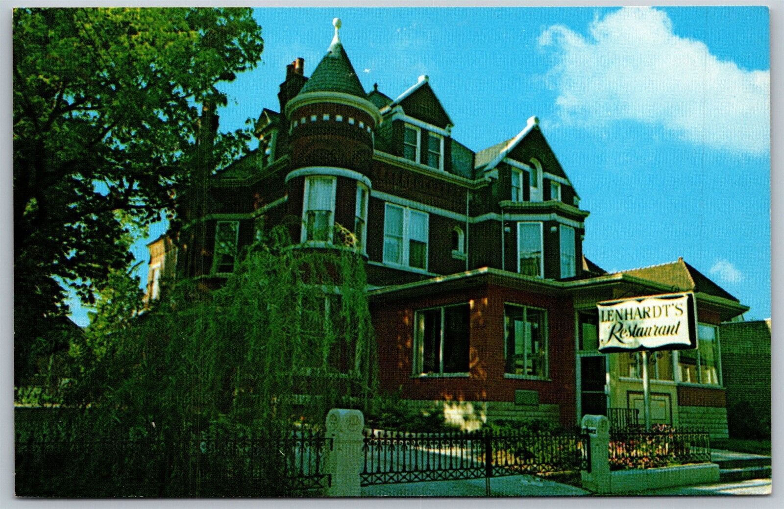 Vtg Cincinnati Ohio OH Lenhardt's Restaurant Chrome View Postcard ...