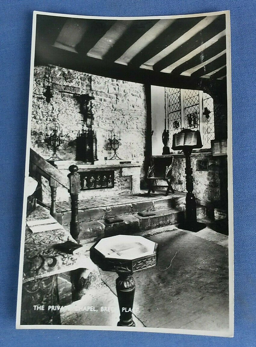 Vintage Real Photo Postcard The Private Chapel Brede Place Sussex D1C ...