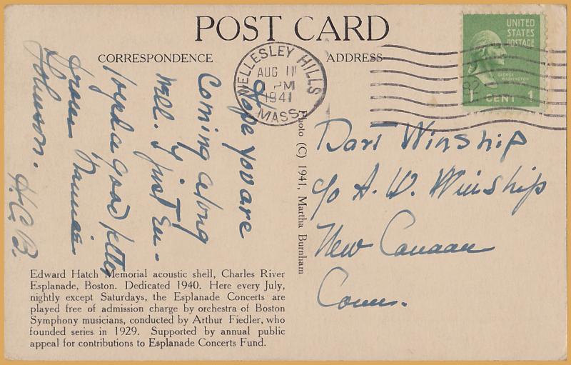 Boston, MASS., Edward Hatch Memorial acoustic shell, Charles River ...