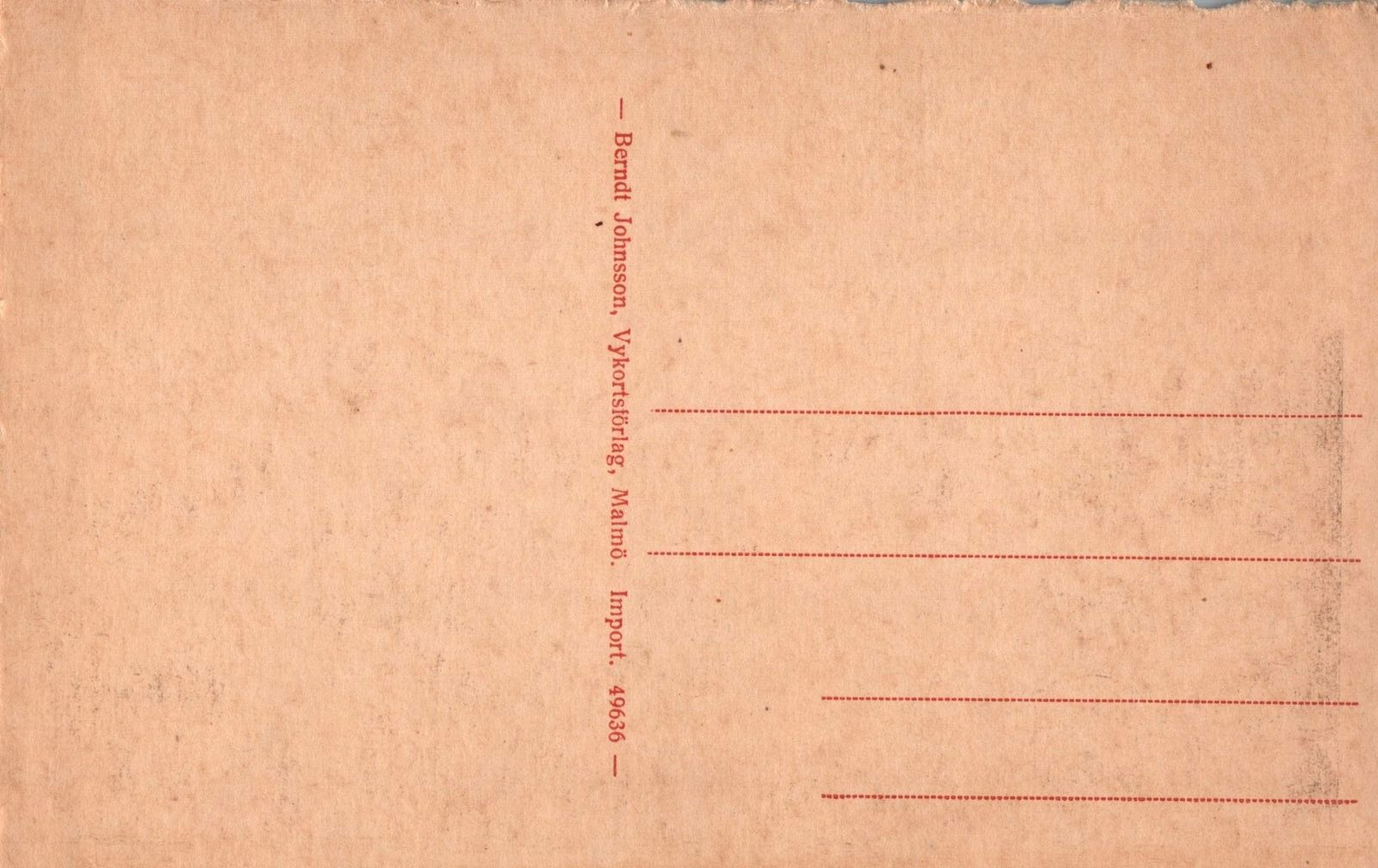 Vintage Postcard Regementsgatan Street View Gardens and Pathways Malmo ...