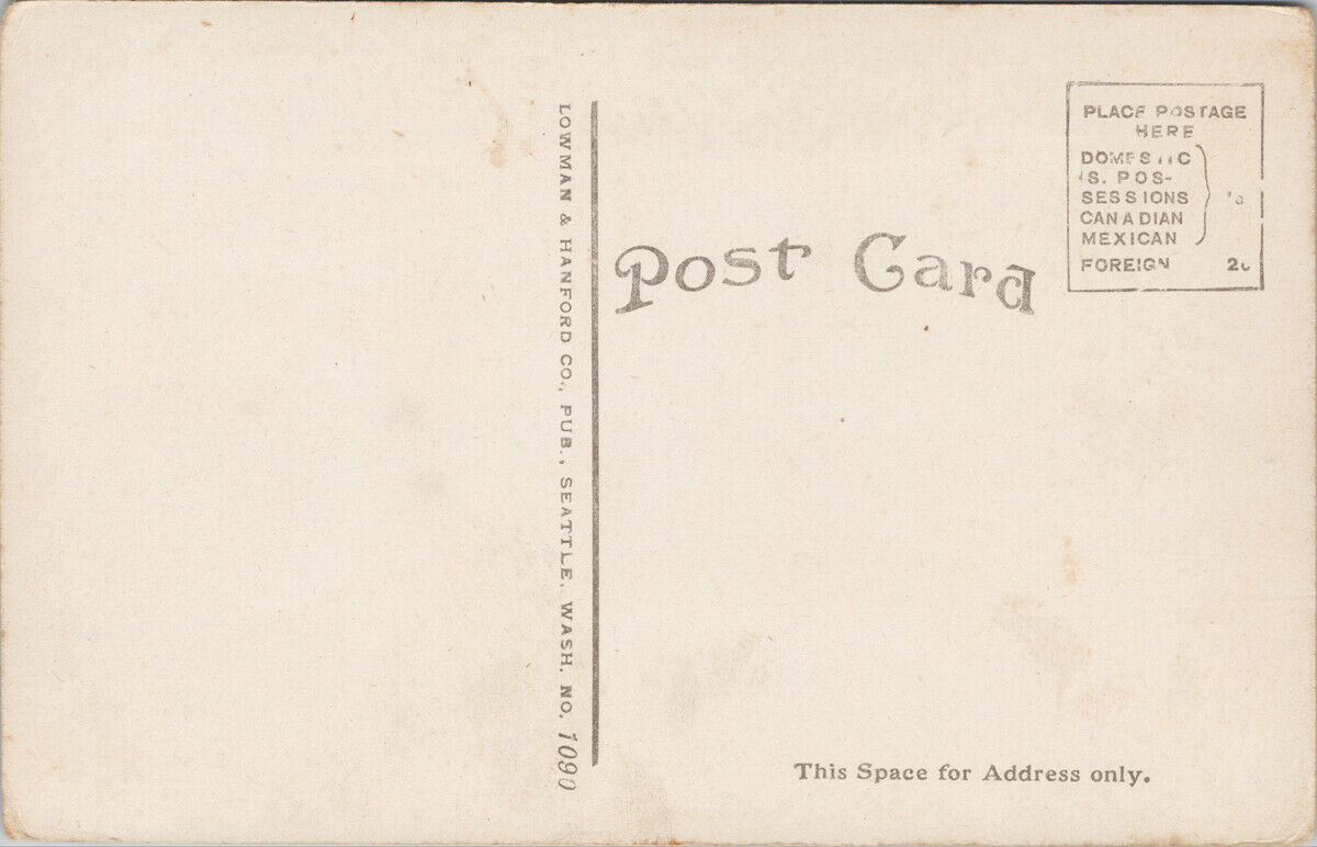 Douglass AK Douglas EL Hunter Building Unused Lowman & Hanford Postcard ...