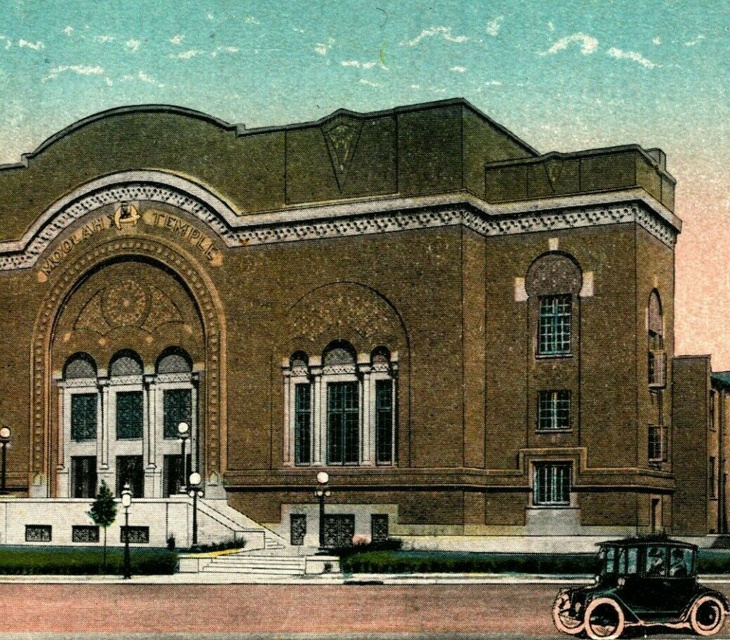 Moolah Temple St Louis Missouri MO Antique Auto UNP 1920s UNCO Postcard ...