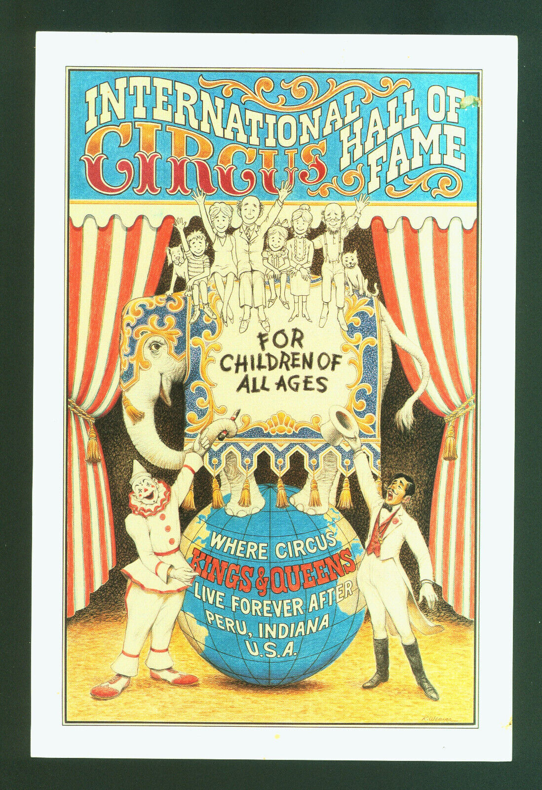 International Circus Hall Of Fame Peru Indiana Advertisement Flyer ...
