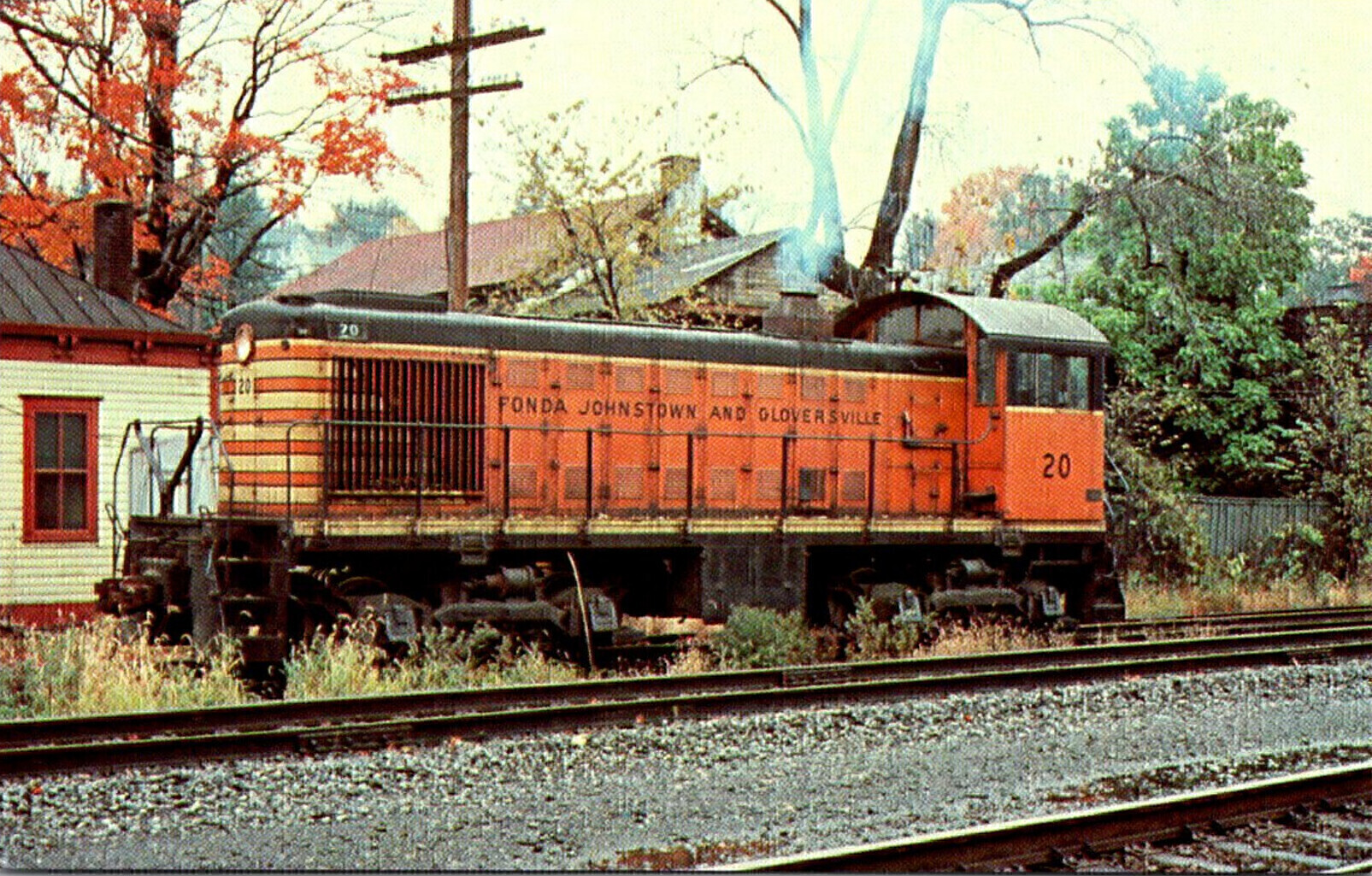 Trains Fonda Johnstown & Gloversville Railroad Locomotiv Number 20 ...