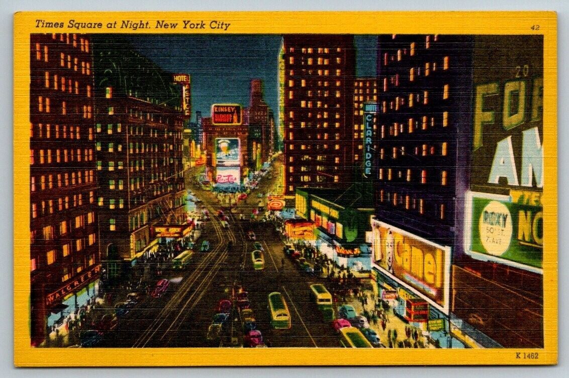 Times Square, New York City - Camel Cigarettes - Pepsi - Advertising ...