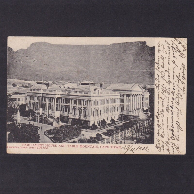 CAPE OF GOOD HOPE 1902, Postcard, Cape Town, Parliament House | Other ...