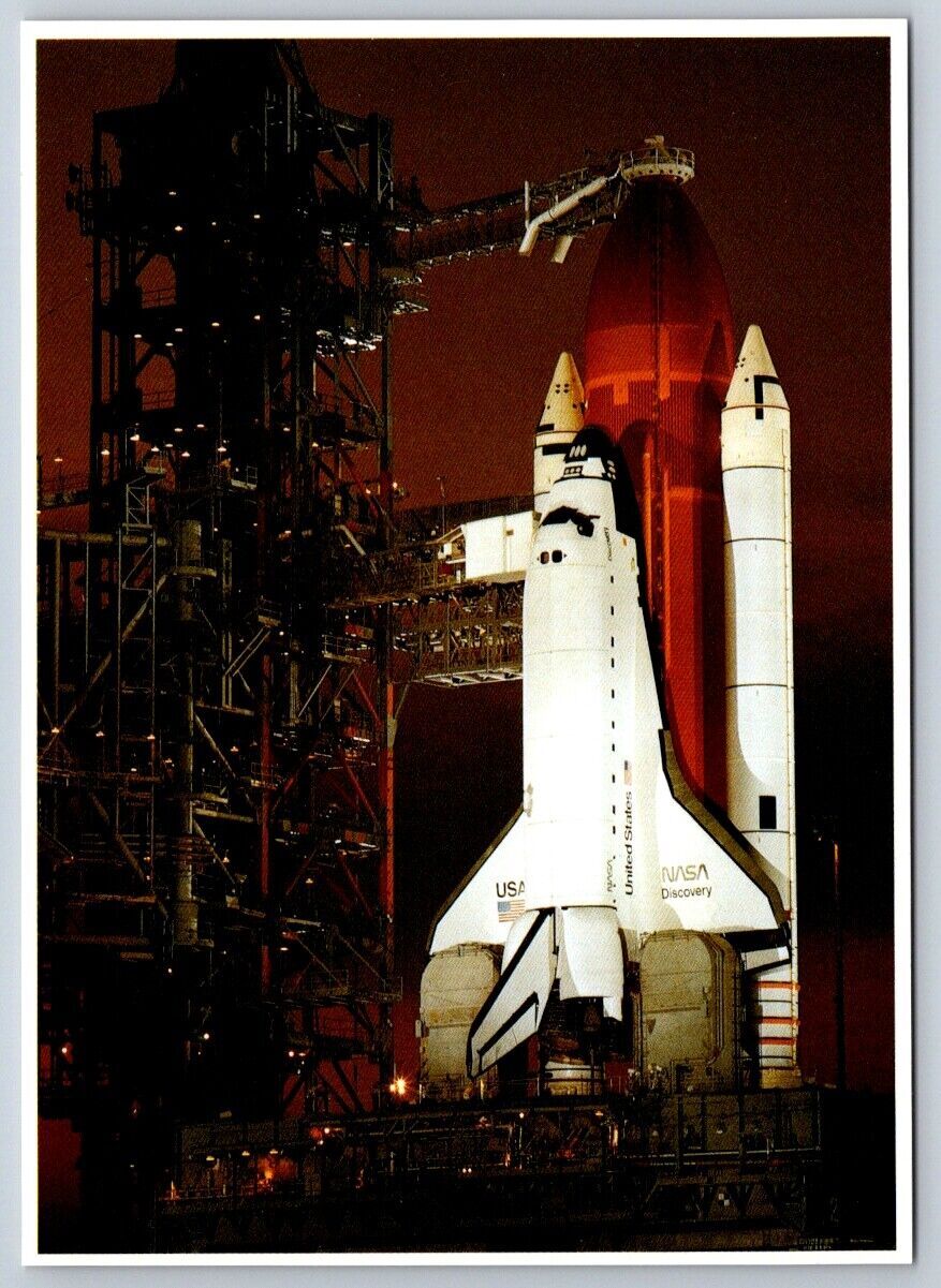 NASA Space Shuttle Discovery, Launch Complex 39A, Florida FL, Chrome ...
